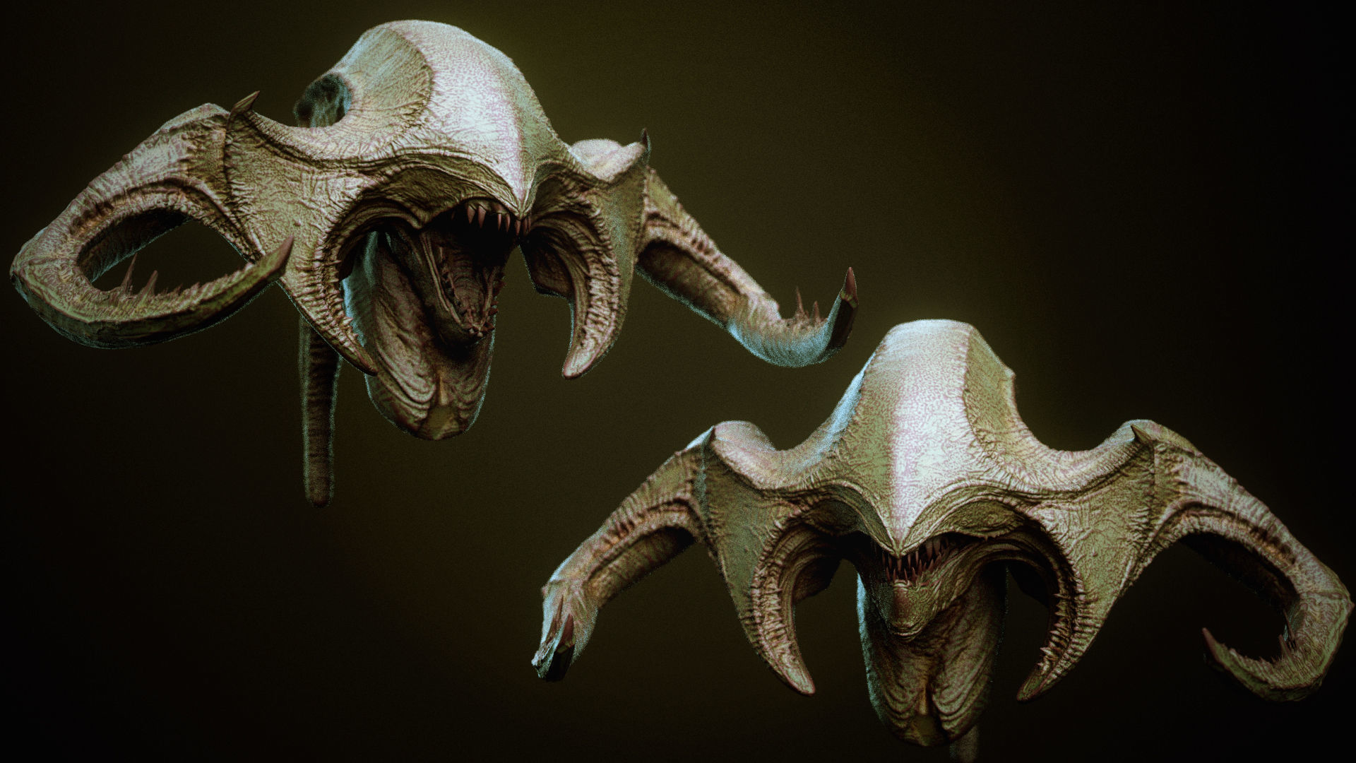 DEMON part one 52 Heads with Blendshapes 3D model | CGTrader