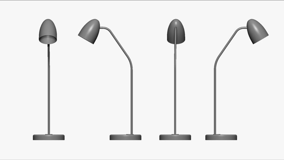 001276 regular table lamp 3dp 3D model 3D printable | CGTrader