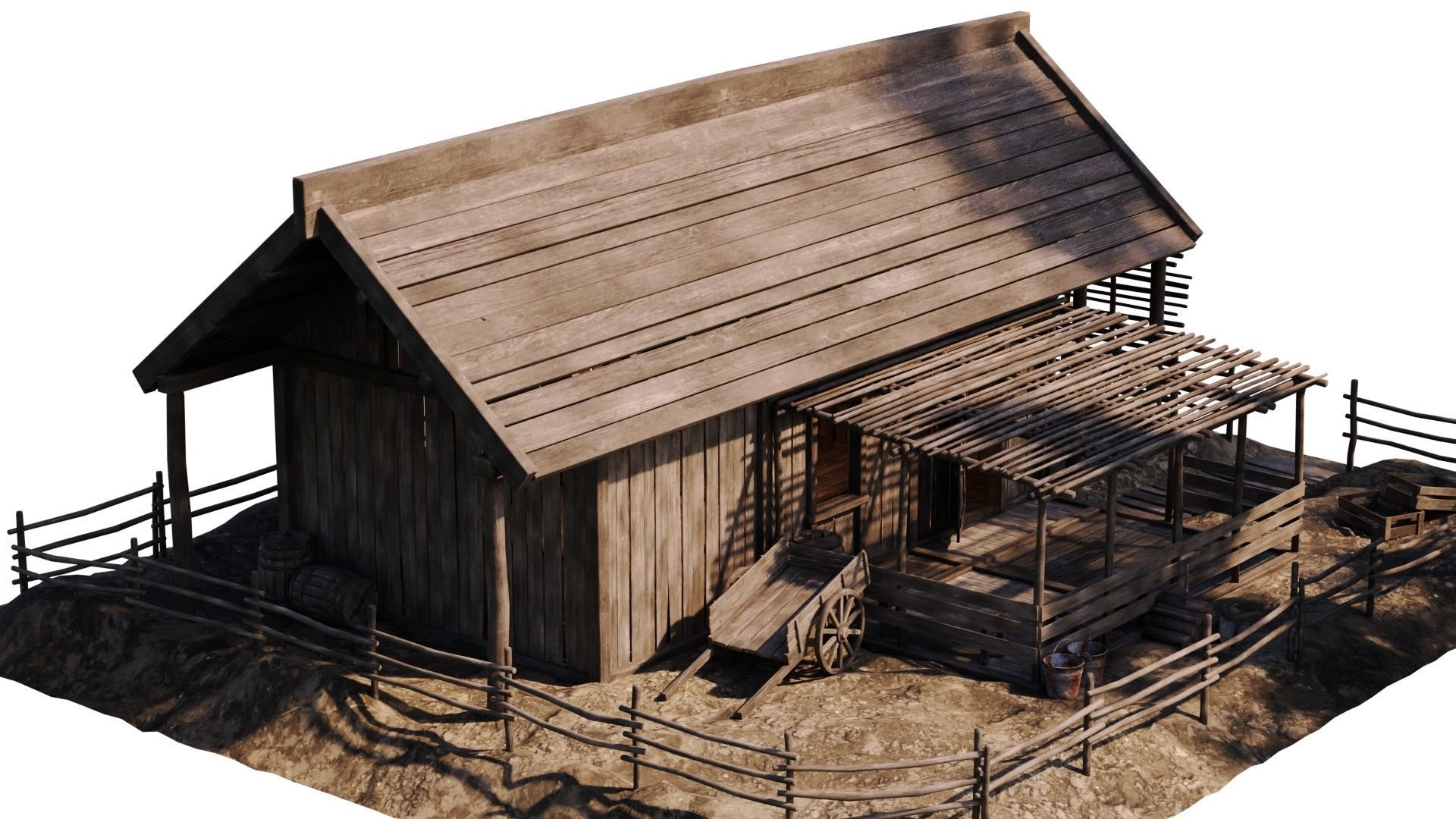 3D model Old House PBR 4K GameReady Pack 29 to 32 VR / AR / low-poly ...