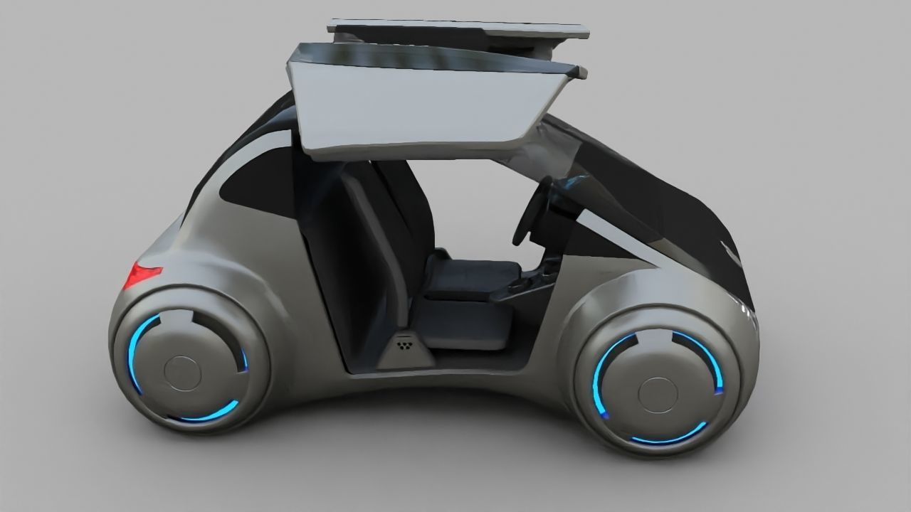 APPLE CONCEPT CAR G2 rigged 3D model rigged | CGTrader