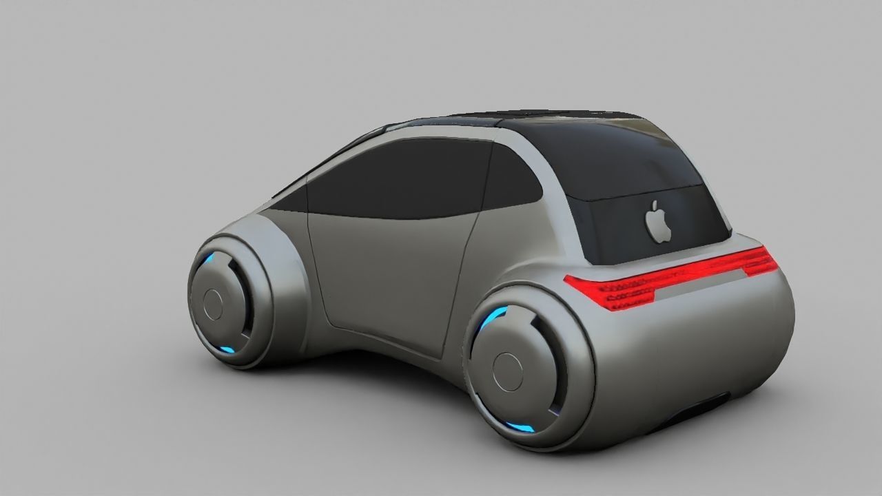 APPLE CONCEPT CAR G2 rigged 3D model rigged | CGTrader