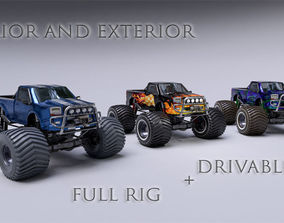 Monster truck 3D Models | CGTrader