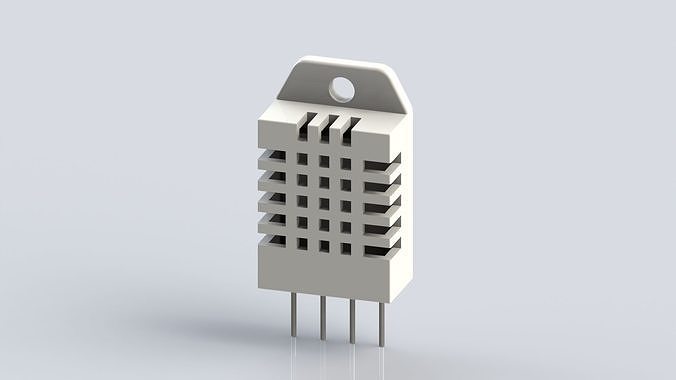 DHT22 sensor 3D model | CGTrader
