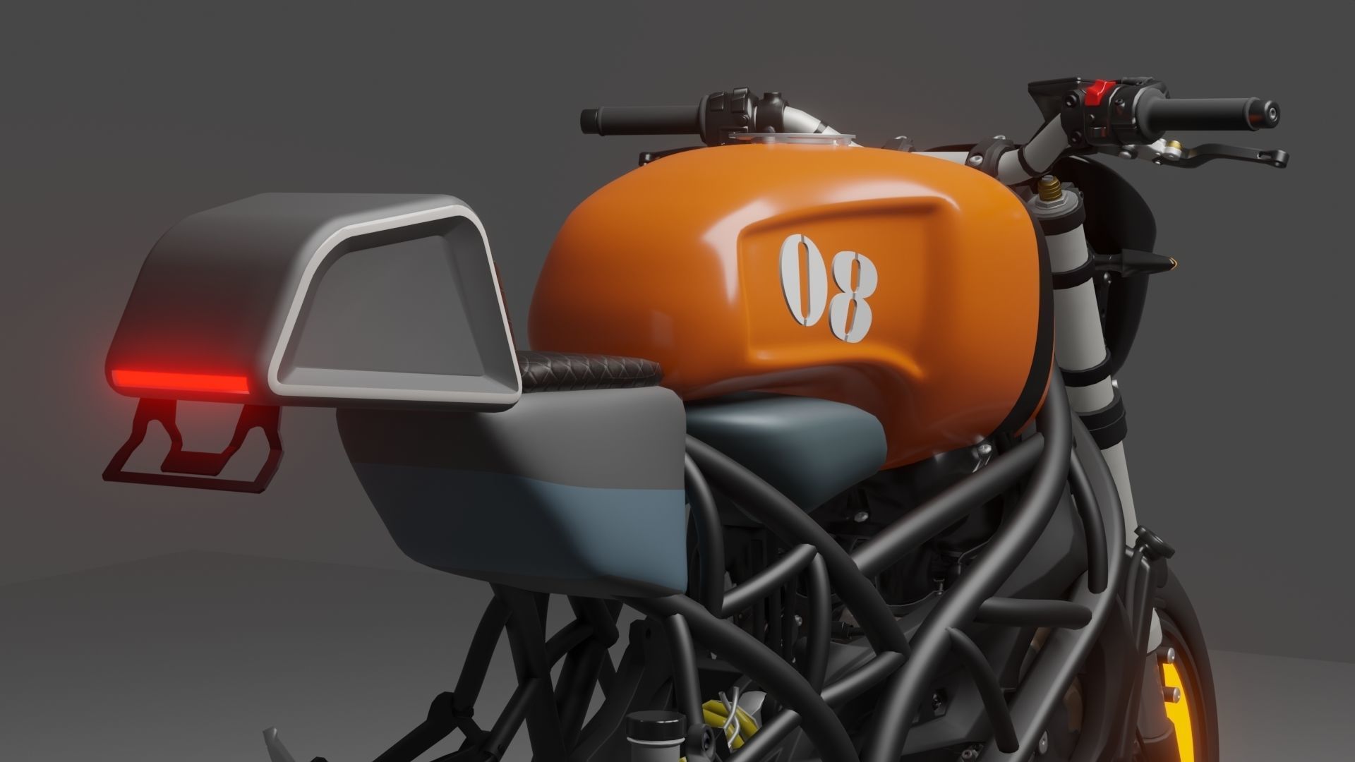 Cafe Racer 3D model | CGTrader