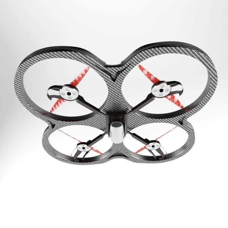 3D model Drone Quadcopter Highpoly Ultra Realistic VR / AR / low-poly ...