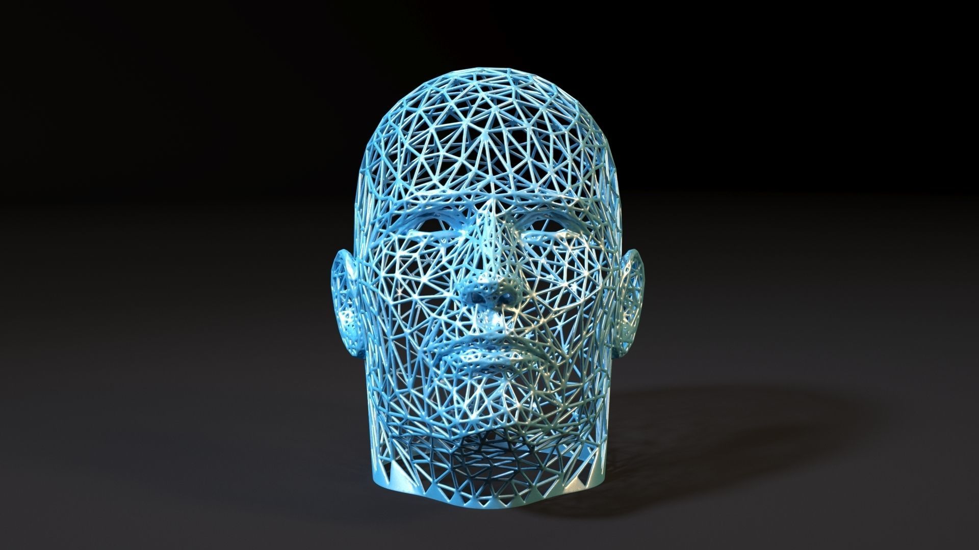 Head voronoi 3D model 3D printable | CGTrader