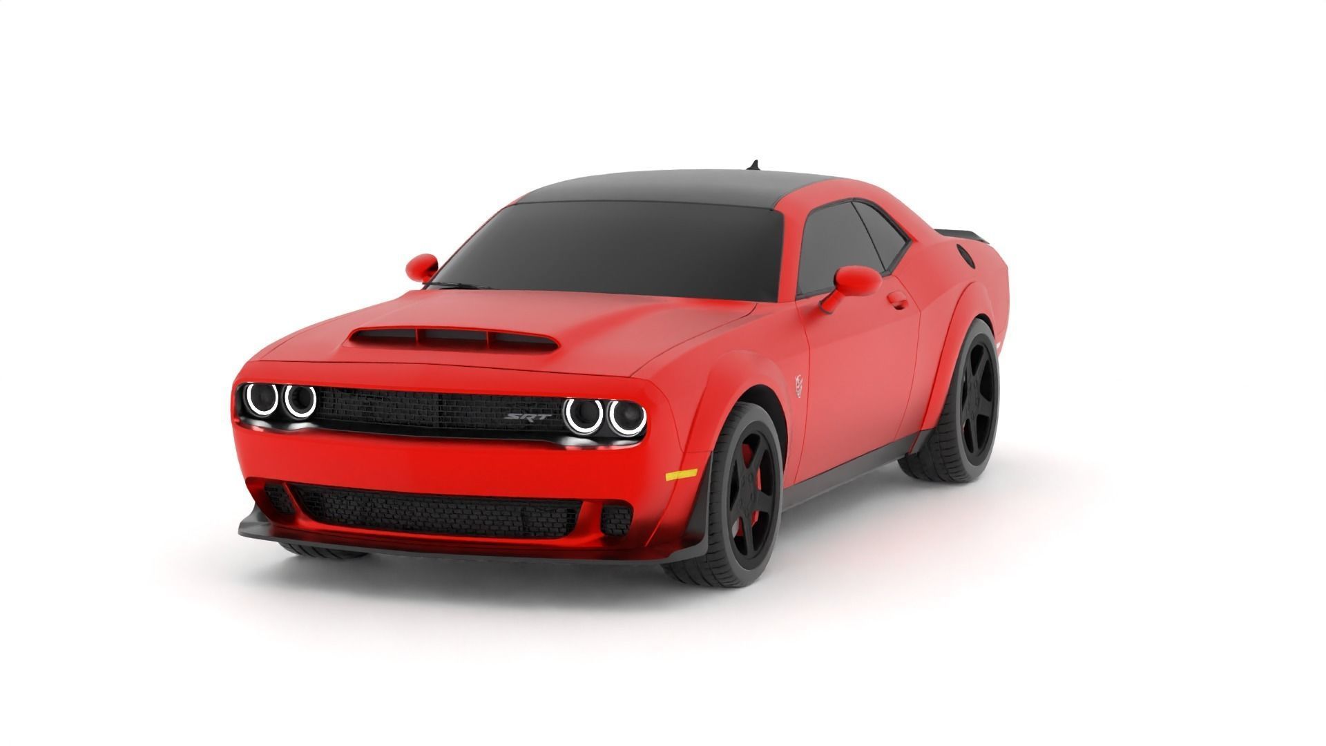 Dodge Demon Challenger 3D model | CGTrader