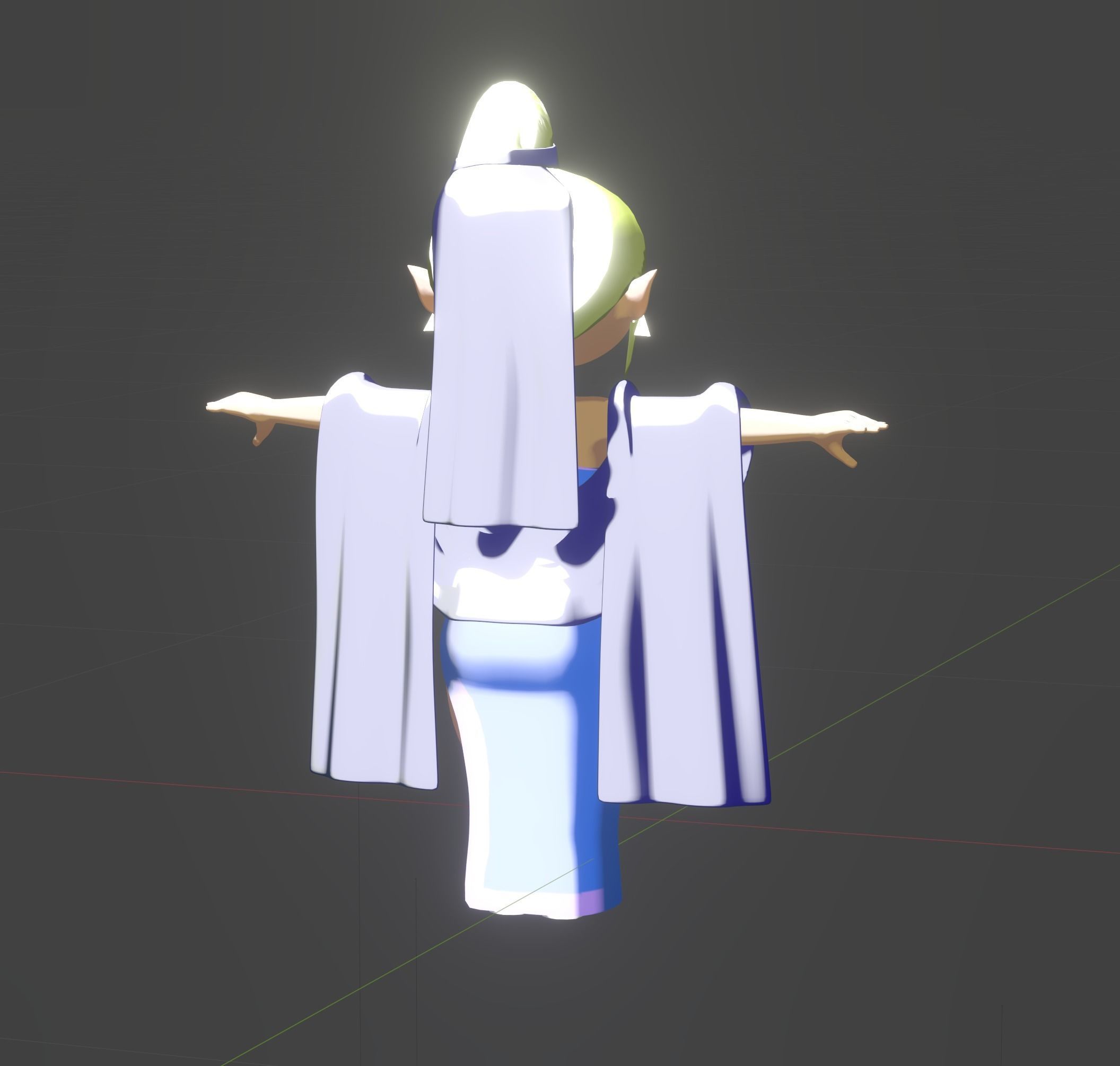 3D model Queen Tetra Zelda VR / AR / low-poly | CGTrader