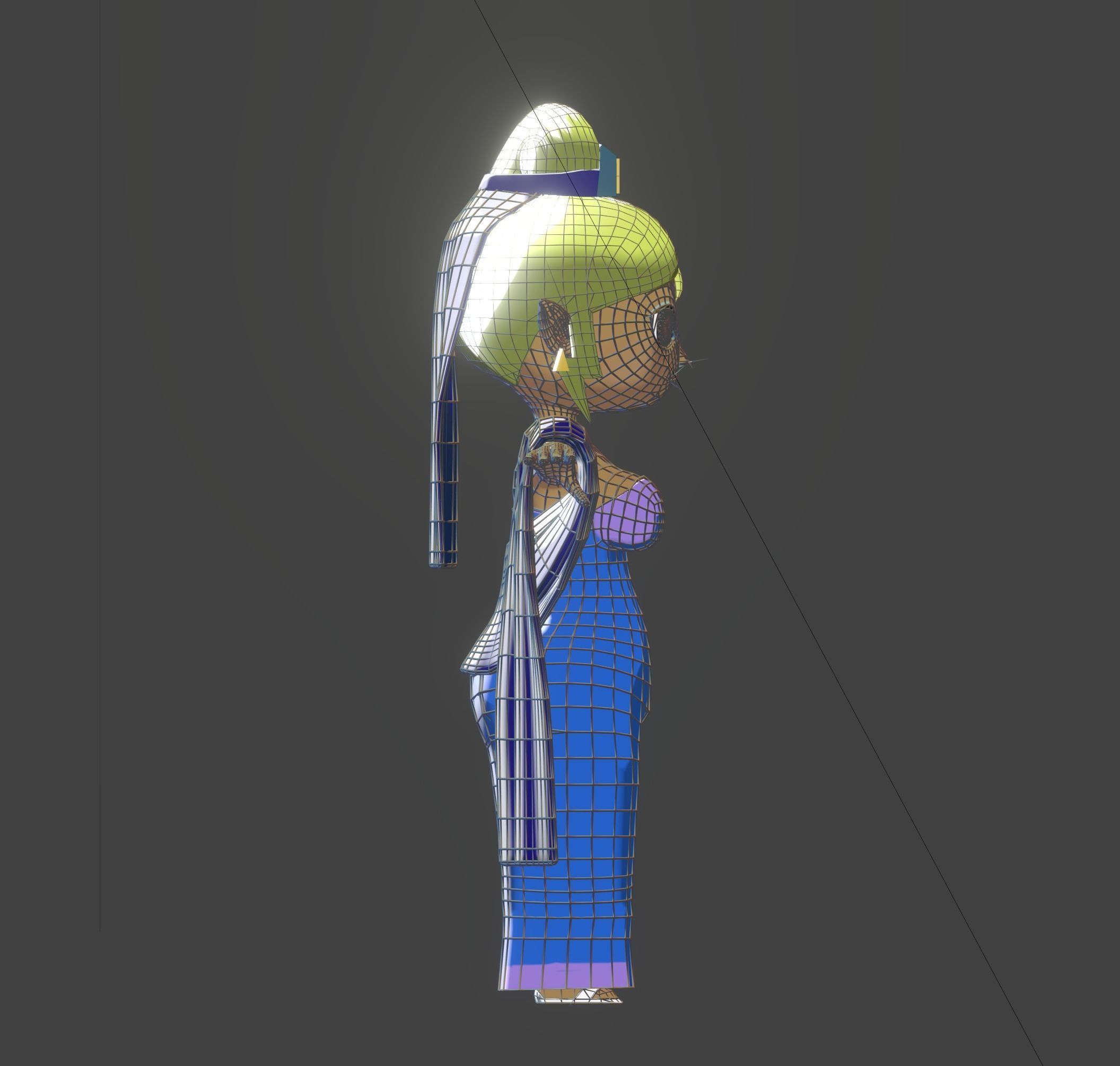 3D model Queen Tetra Zelda VR / AR / low-poly | CGTrader