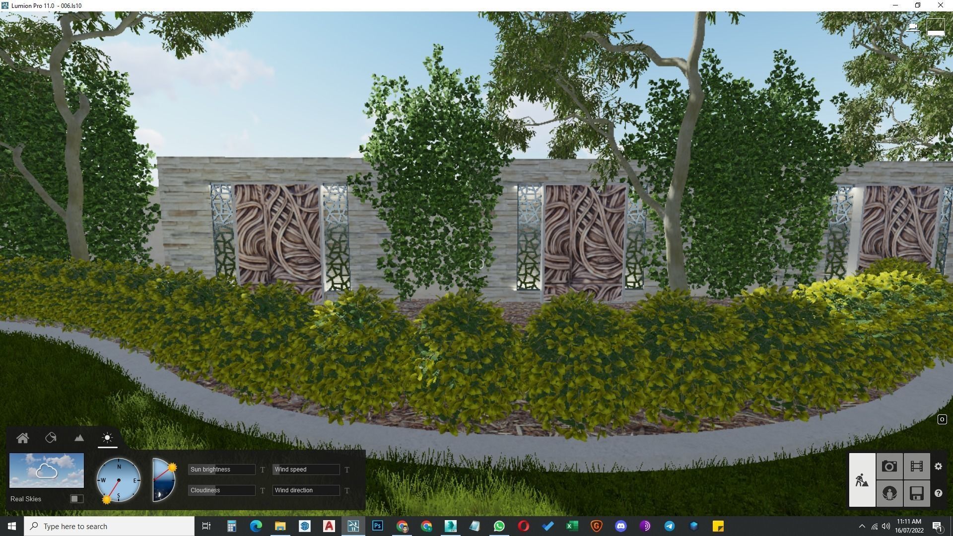 3D model Luxury garden plant of contemporary house VR / AR / low-poly ...
