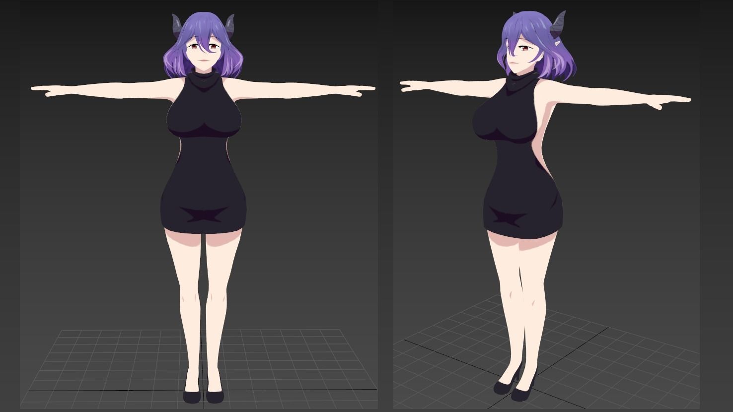 Vermeil in gold VRChat Avatar PC 3D model | CGTrader