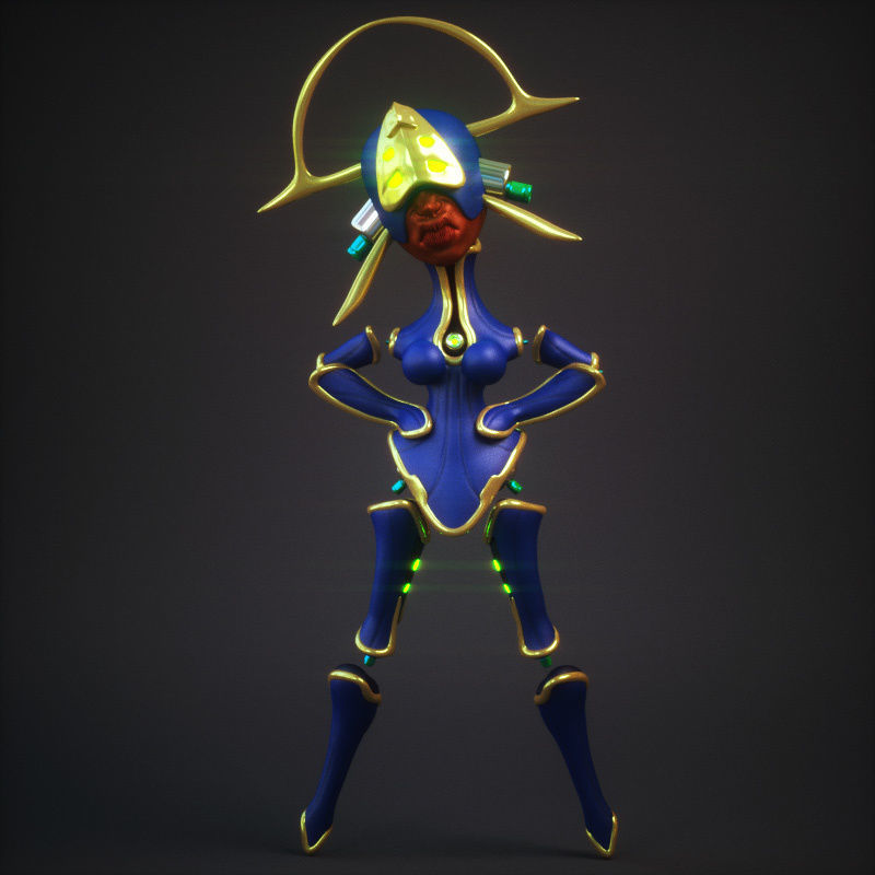 Rift Guardian 3D model rigged | CGTrader