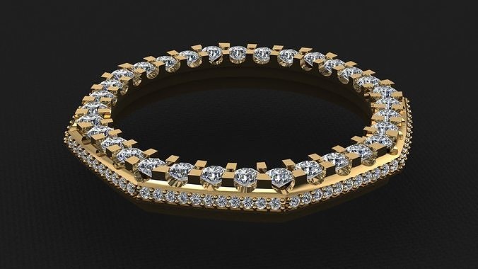 Compatible AP diamond bezel 3D model 3D printable | CGTrader
