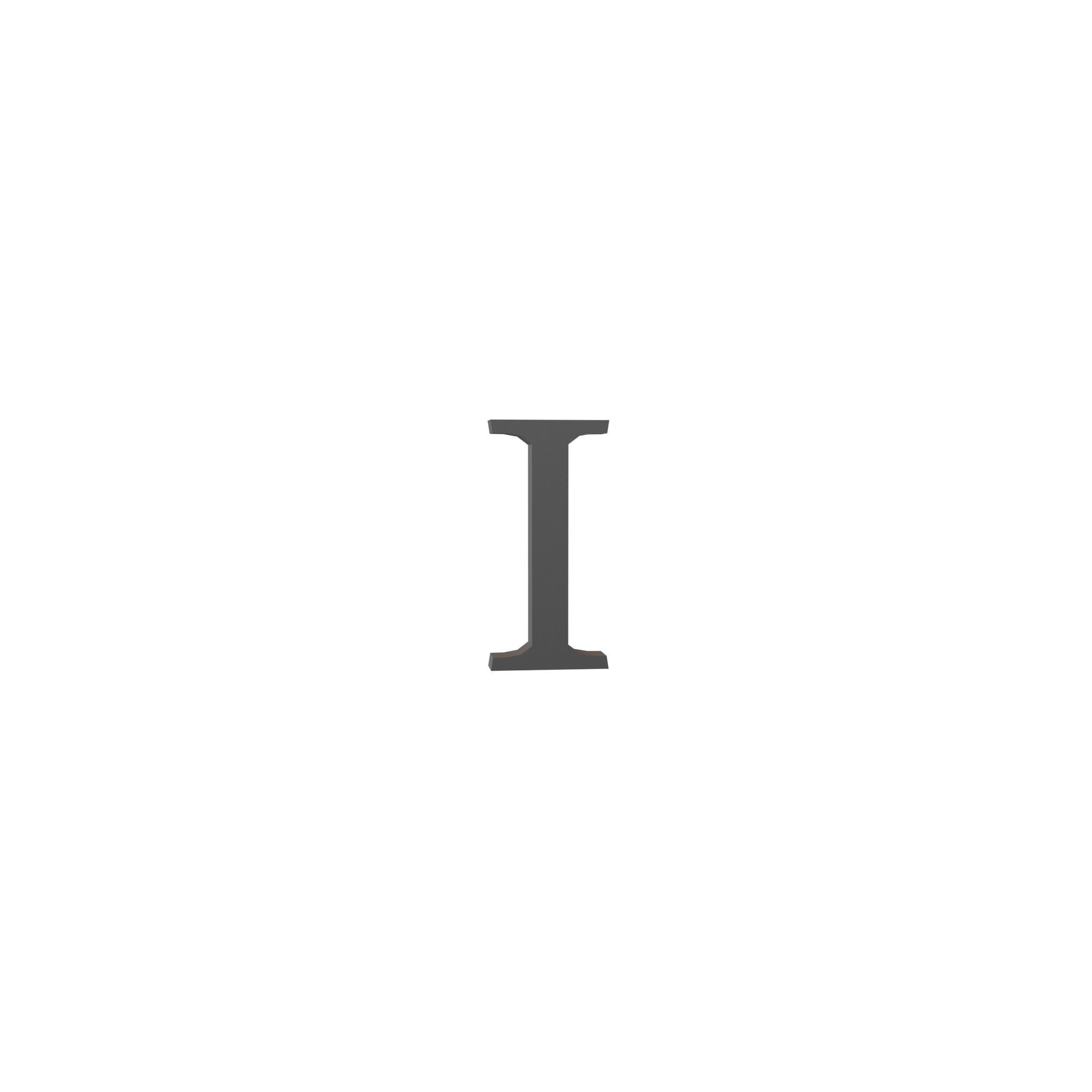 3D model Roman Numerals 1 v1 001 VR / AR / low-poly | CGTrader