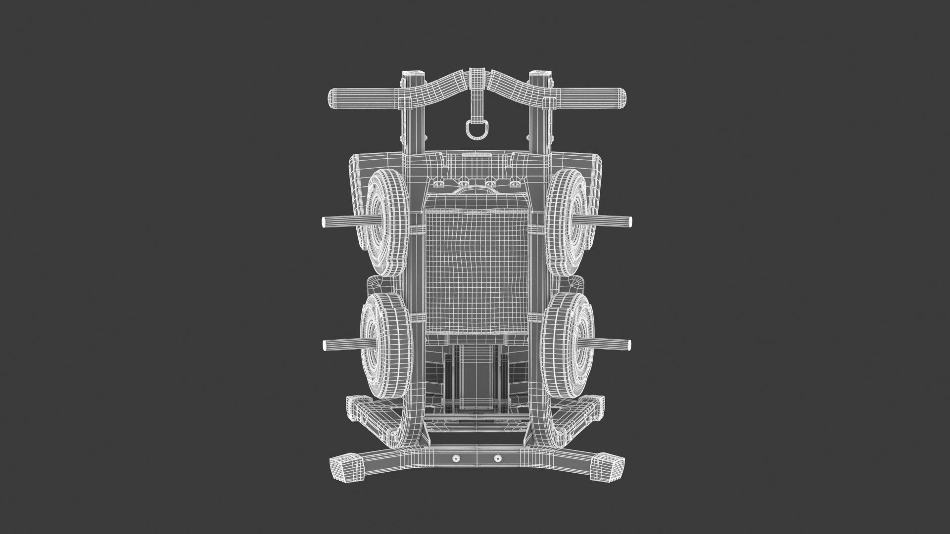 Bowflex Revolution Accessory Rack 3D model | CGTrader