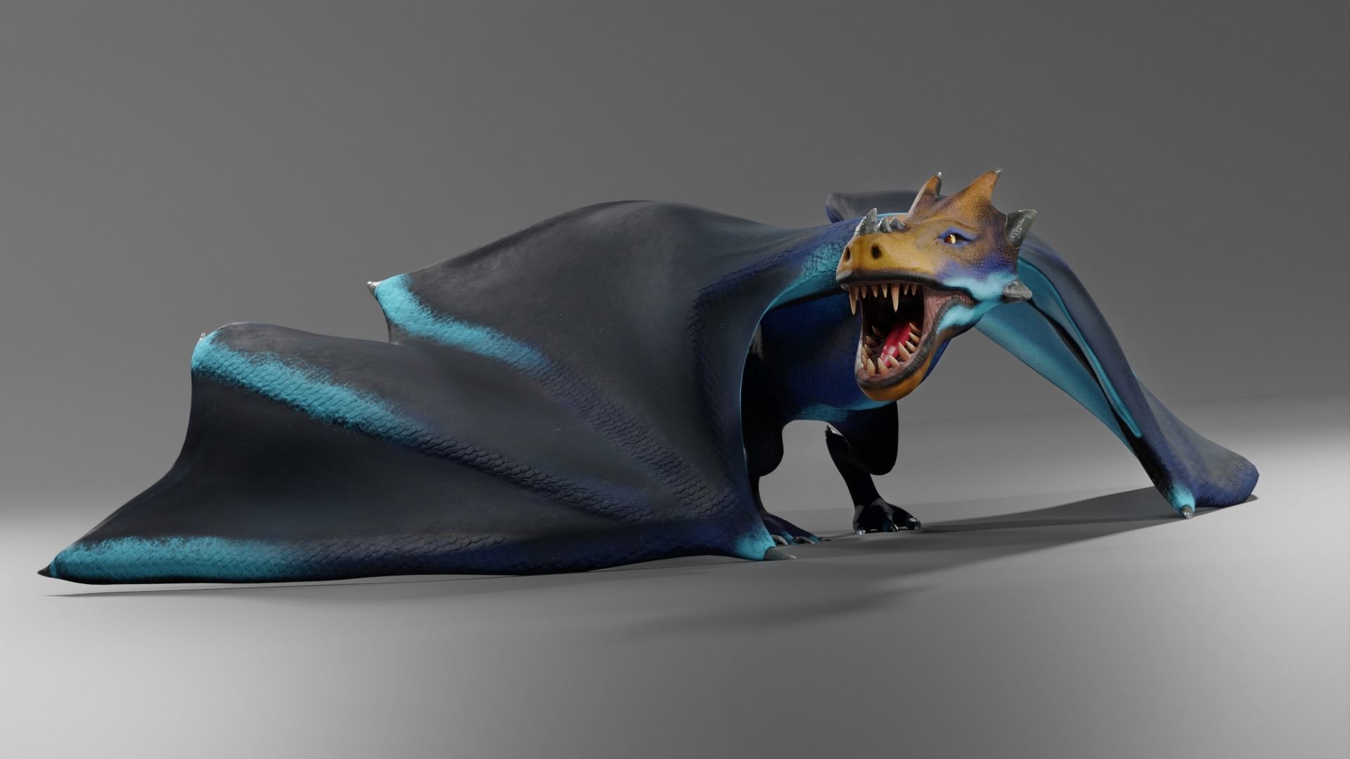 3D model Fantasy Fire Dragons VR / AR / low-poly | CGTrader