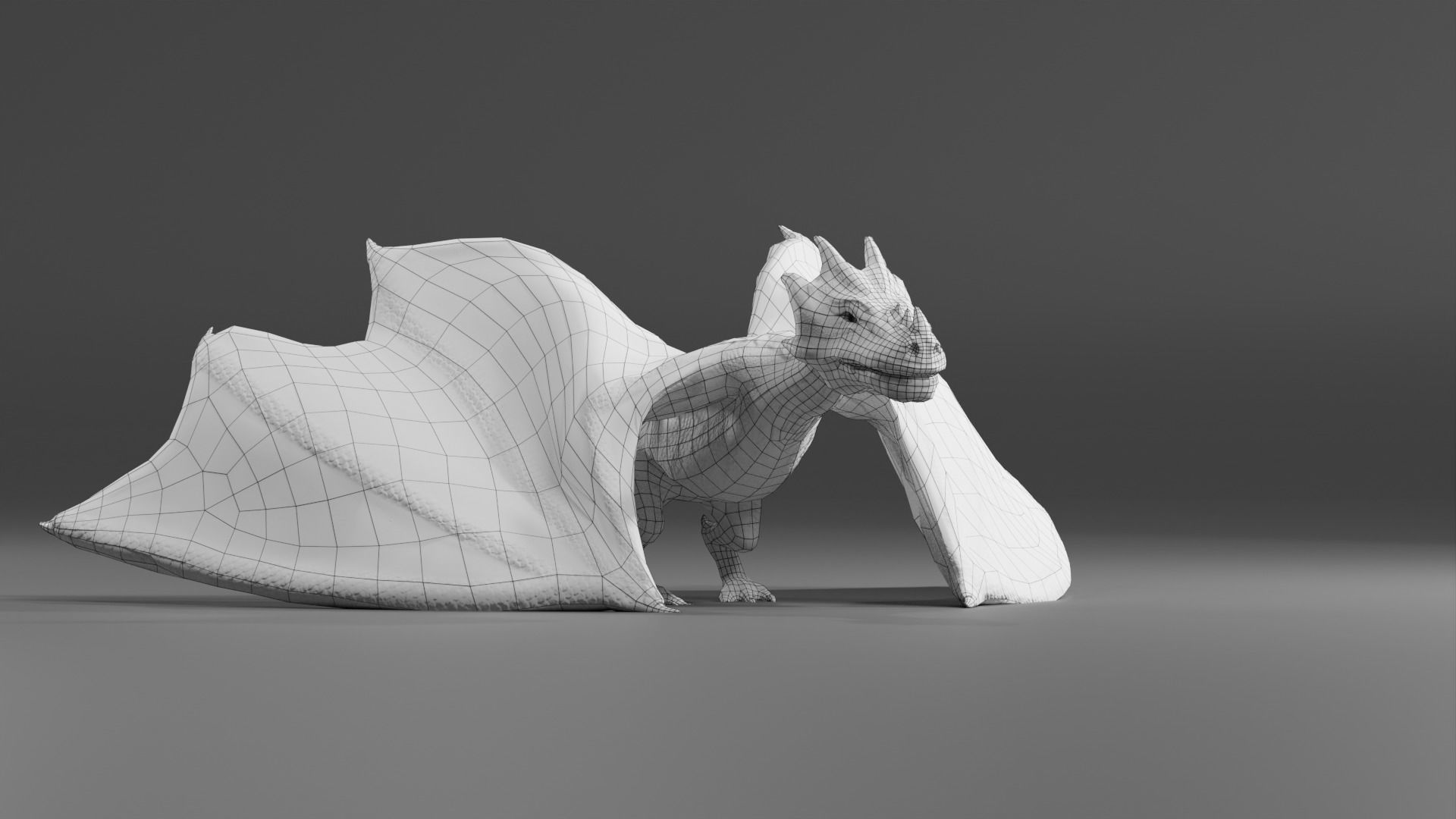 3D model Fantasy Fire Dragons VR / AR / low-poly | CGTrader