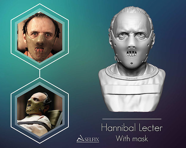 Hannibal Lecter 3D model 3D printable | CGTrader