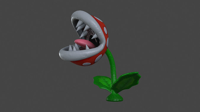 BROS-019 Piranha Plant Animation 3D model animated rigged | CGTrader