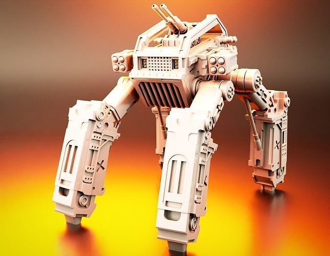 Robot tank 3D Print model 3D model 3D printable | CGTrader