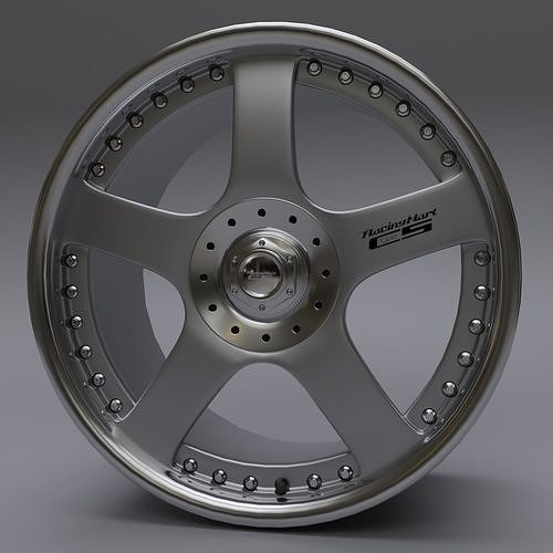 RacingHart C5 Rims 3D model | CGTrader