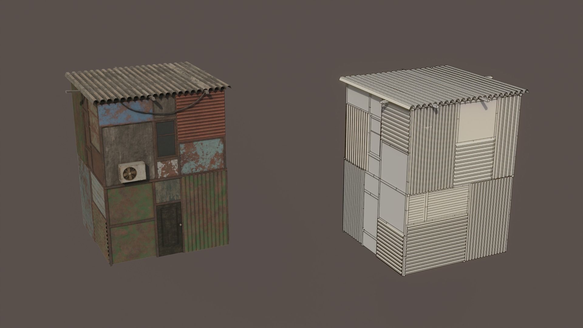 3D model Shanty Town VR / AR / low-poly | CGTrader