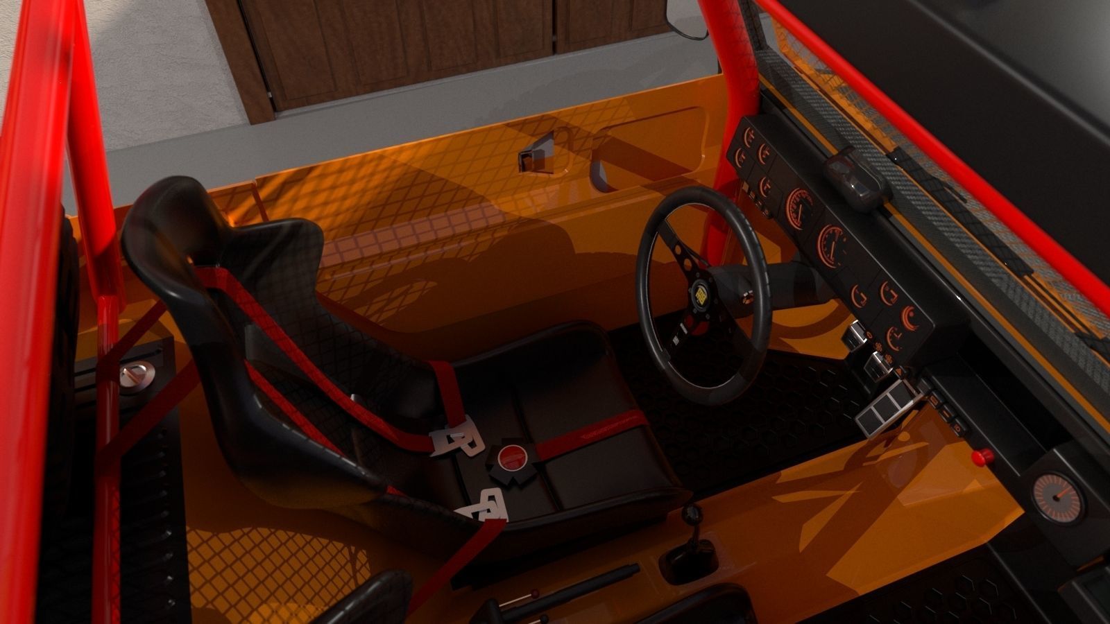 Volkswagen Safari -Thing- modified 3D model | CGTrader