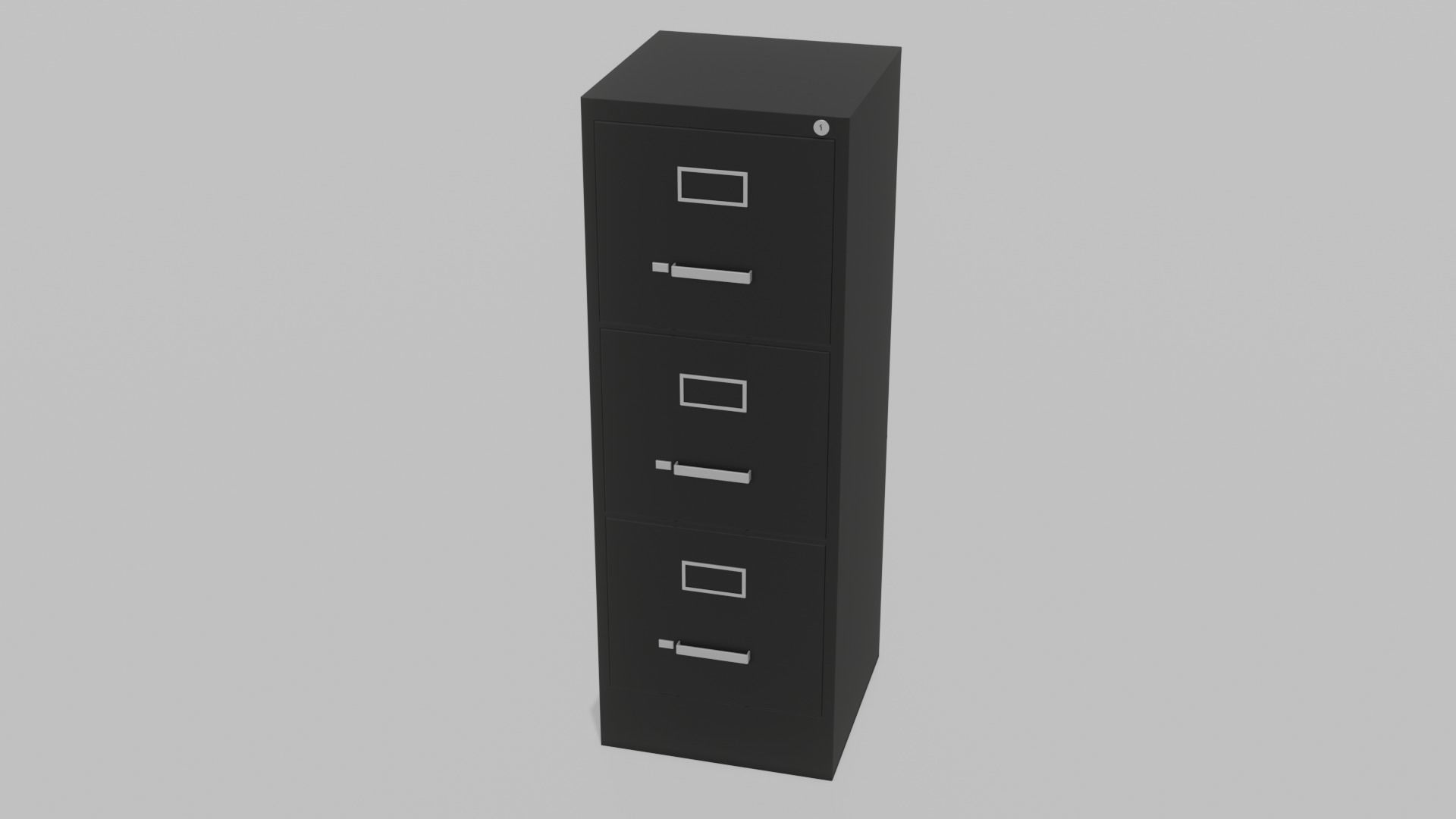 Tall Filing Cabinet 3D model | CGTrader