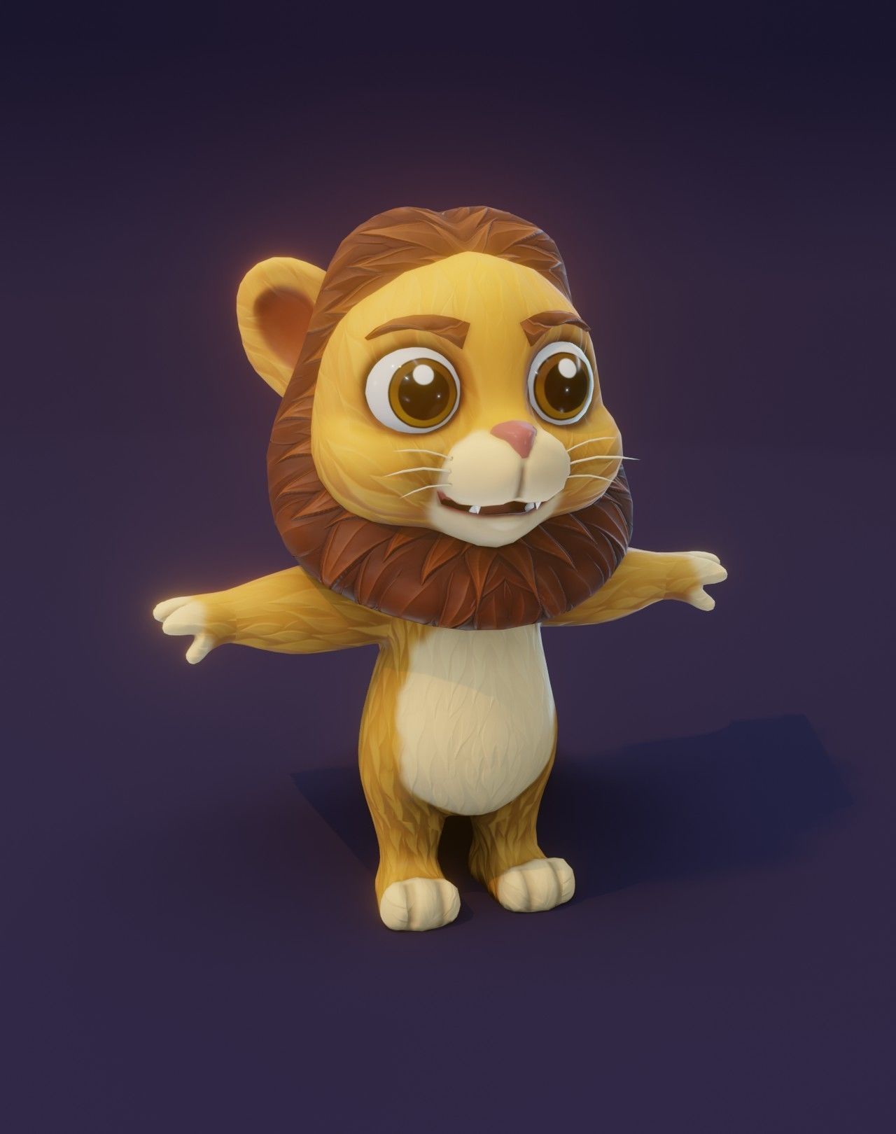 3D model Cartoon Lion 3D Models VR / AR / low-poly | CGTrader