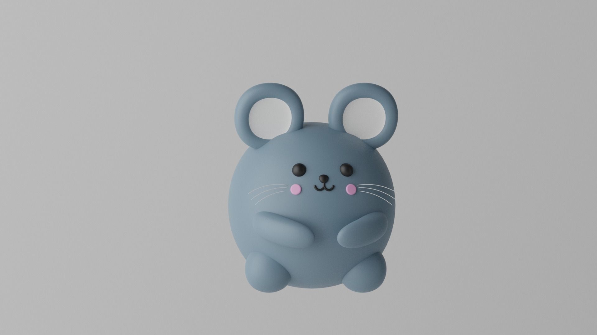 Cartoon Cute Mouse Rat 3D model | CGTrader
