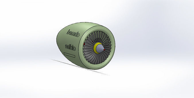 jet engine 3D model | CGTrader