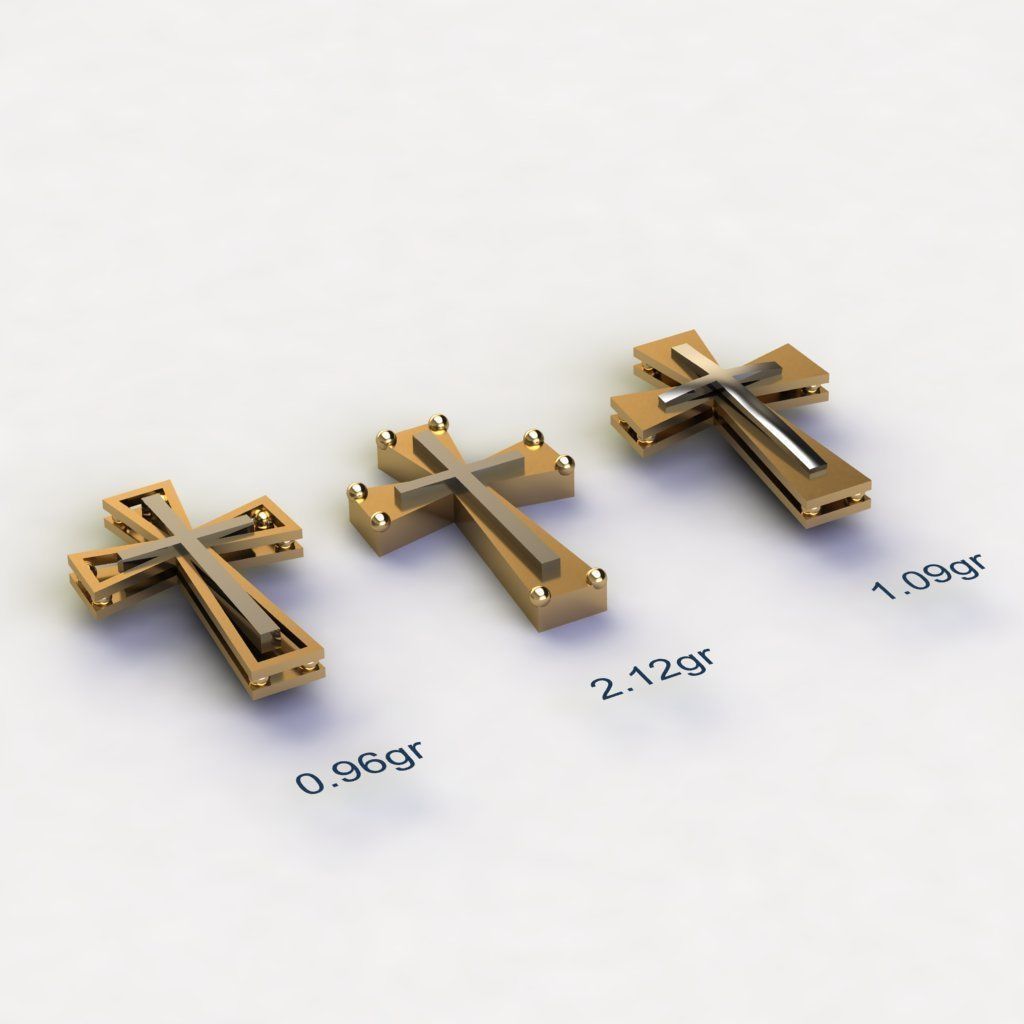 23 models of cross pendants 3D model | CGTrader
