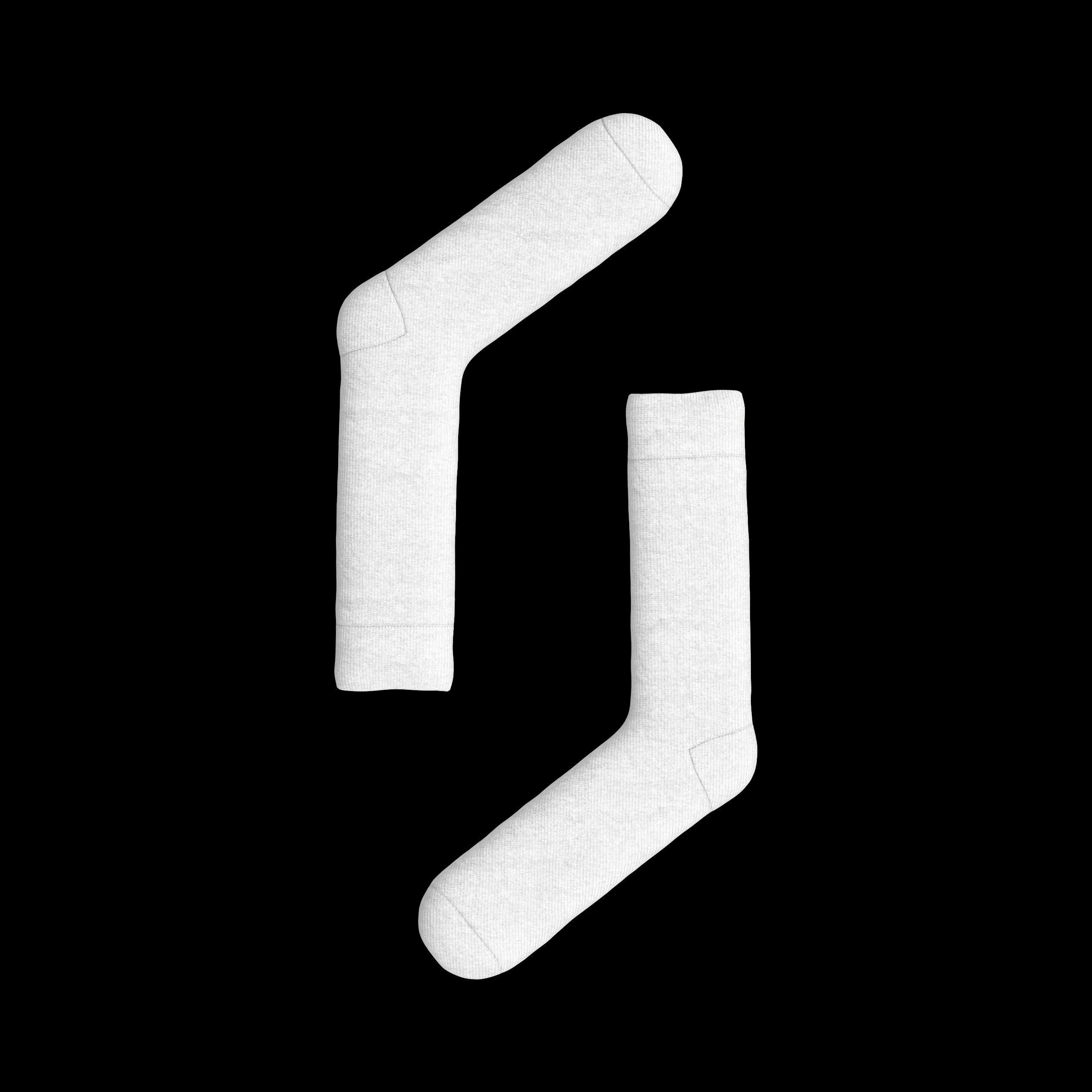 Socks flat lay stockings Clo3d Marvelous Designer 3D model | CGTrader