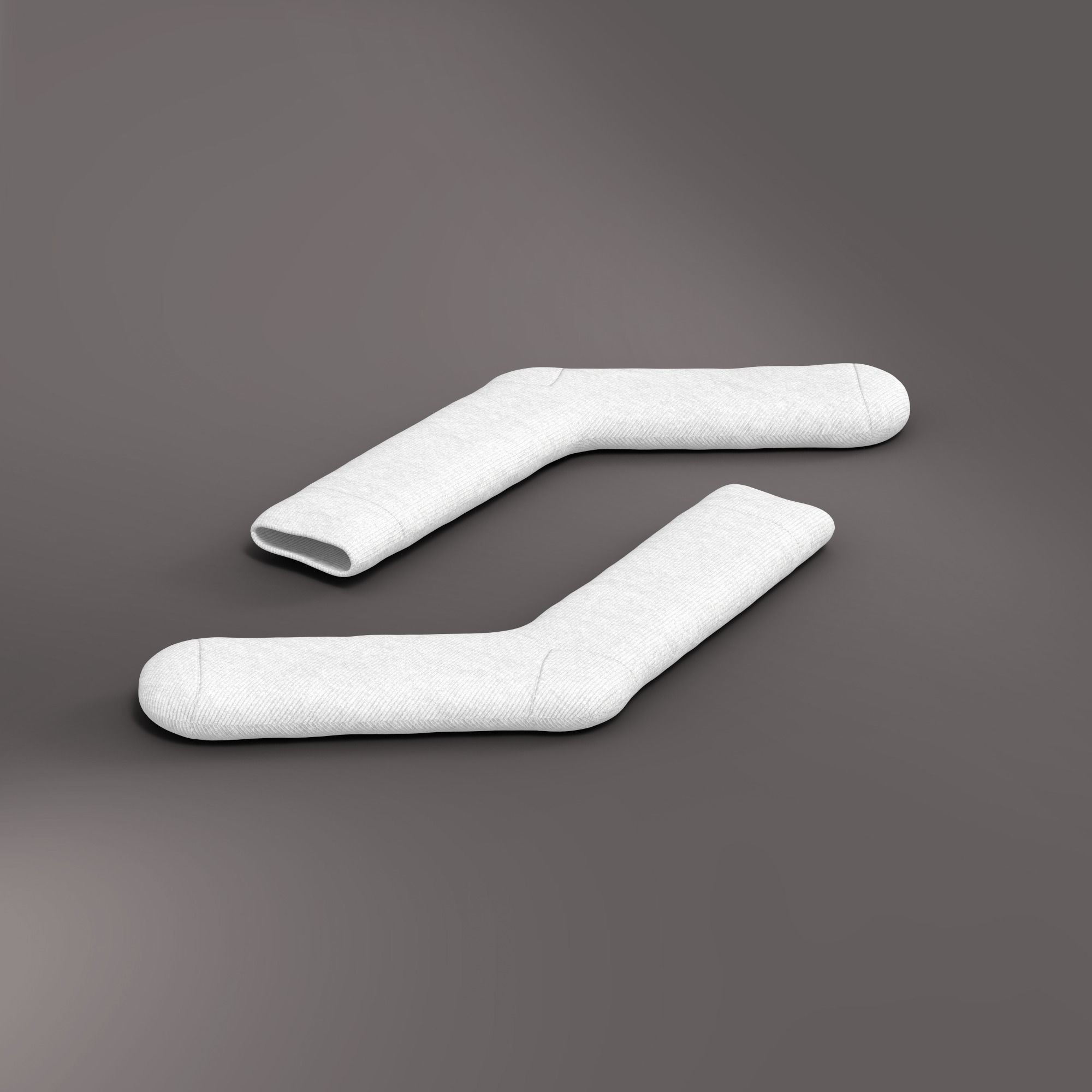 Socks flat lay stockings Clo3d Marvelous Designer 3D model | CGTrader