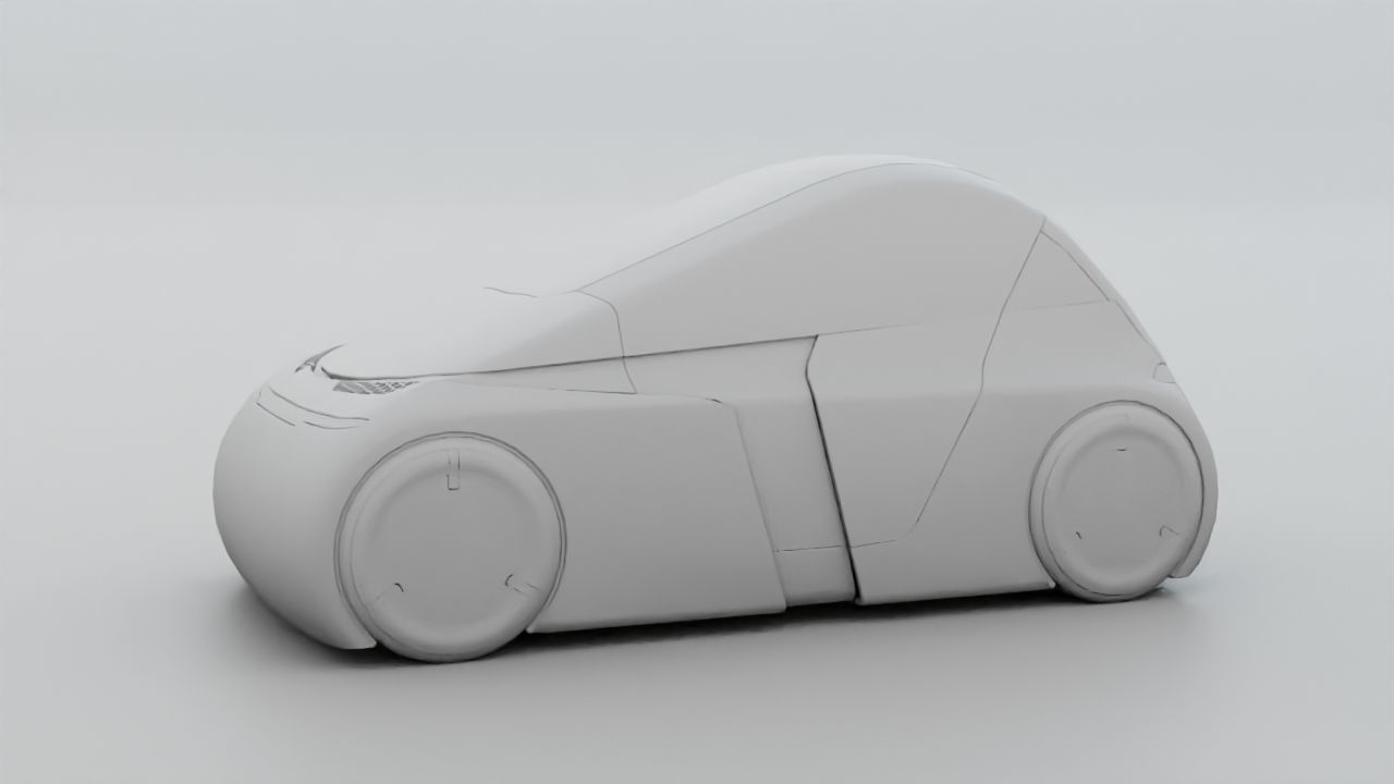 APPLE CONCEPT CAR G3 rigged 3D model rigged | CGTrader