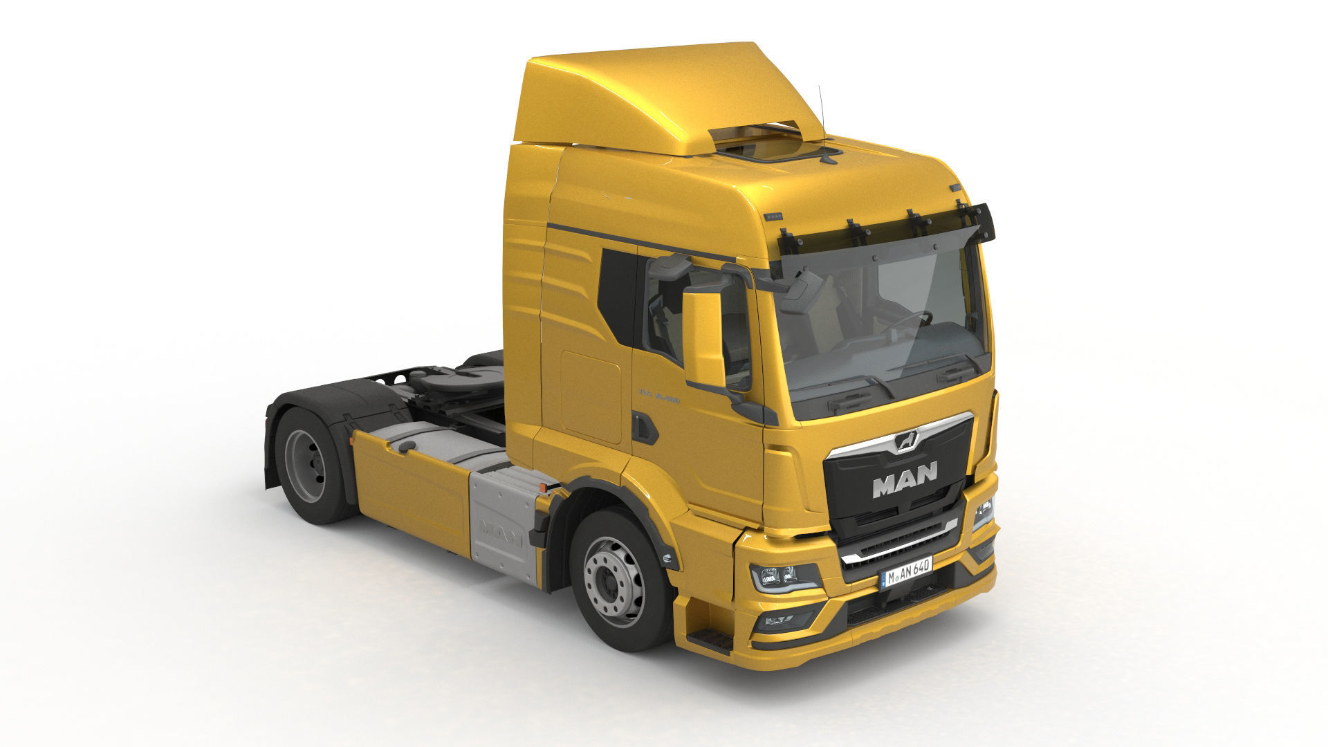 Man TGS 2020 with interior 3D model | CGTrader