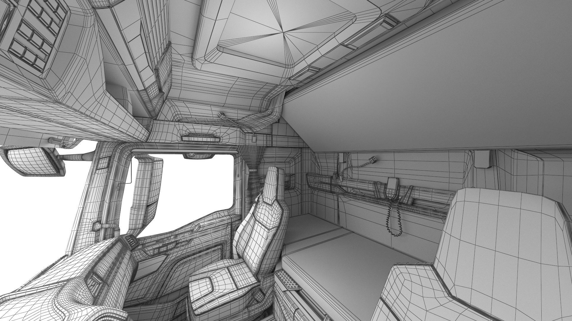 Man TGS 2020 with interior 3D model | CGTrader