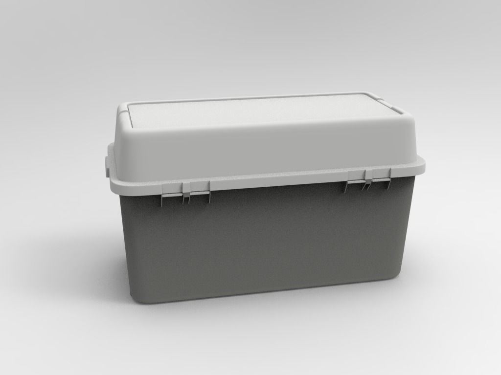Storage Box 3D model | CGTrader