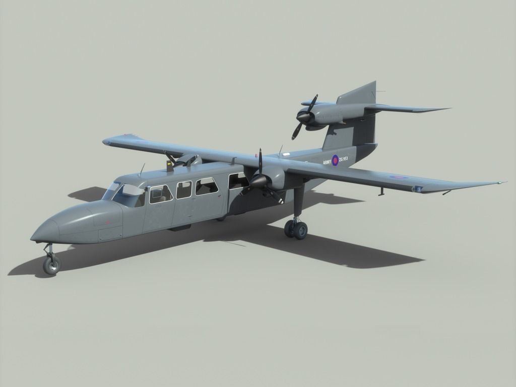 Britten-Norman Trislander 3D model | CGTrader