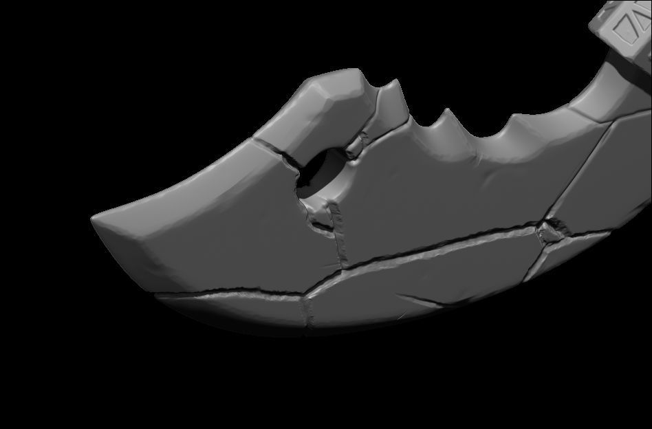 Stylized Fantasy Sword Zbrush Project File - ZPR 3D model | CGTrader