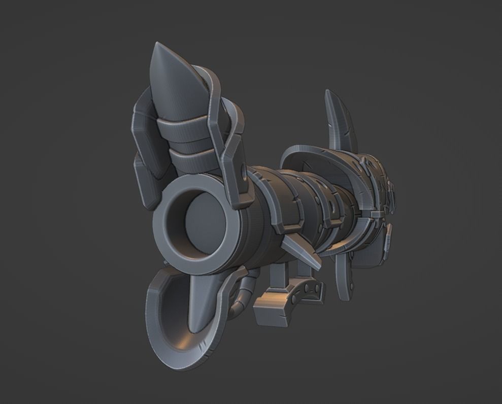 League of Legends - Jinx fishbones Printable Bazooka 3D model 3D ...
