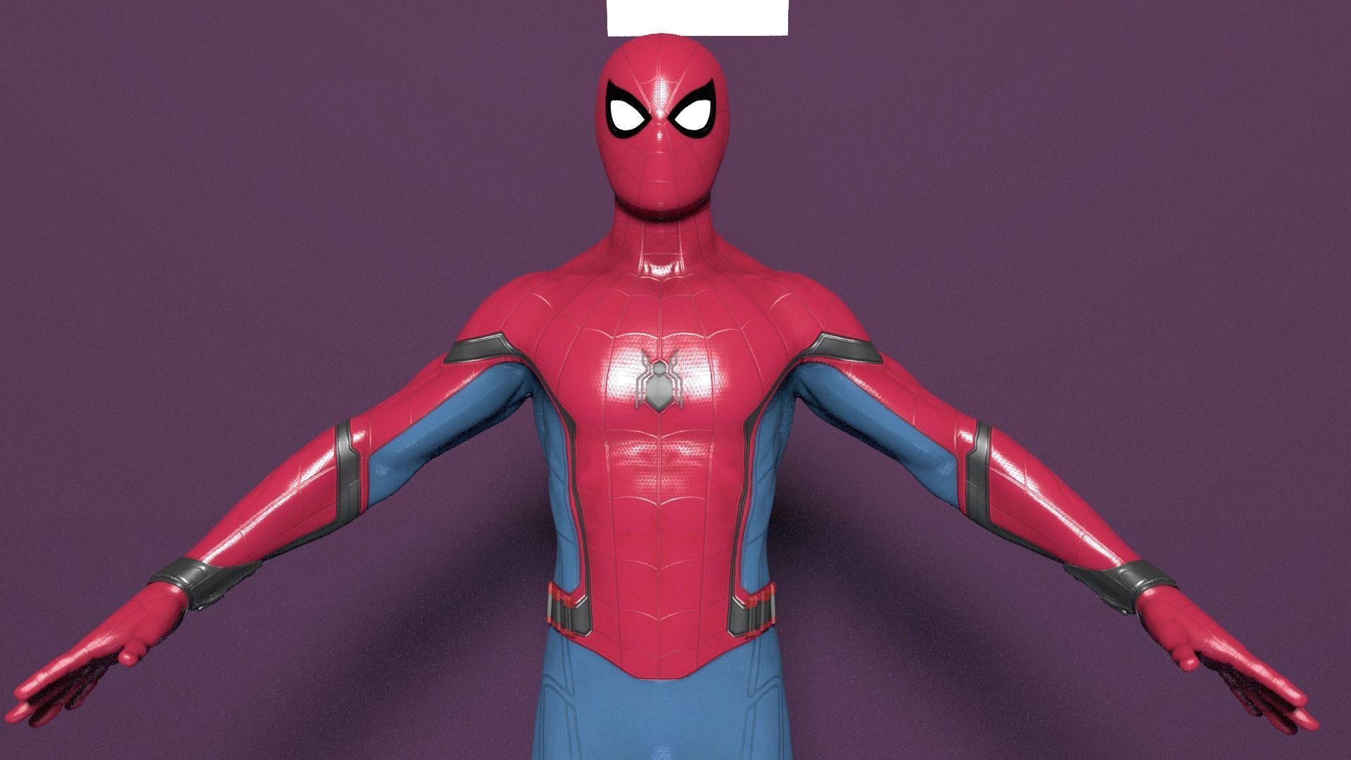 Spider-Man MCU Suit 3D model rigged | CGTrader