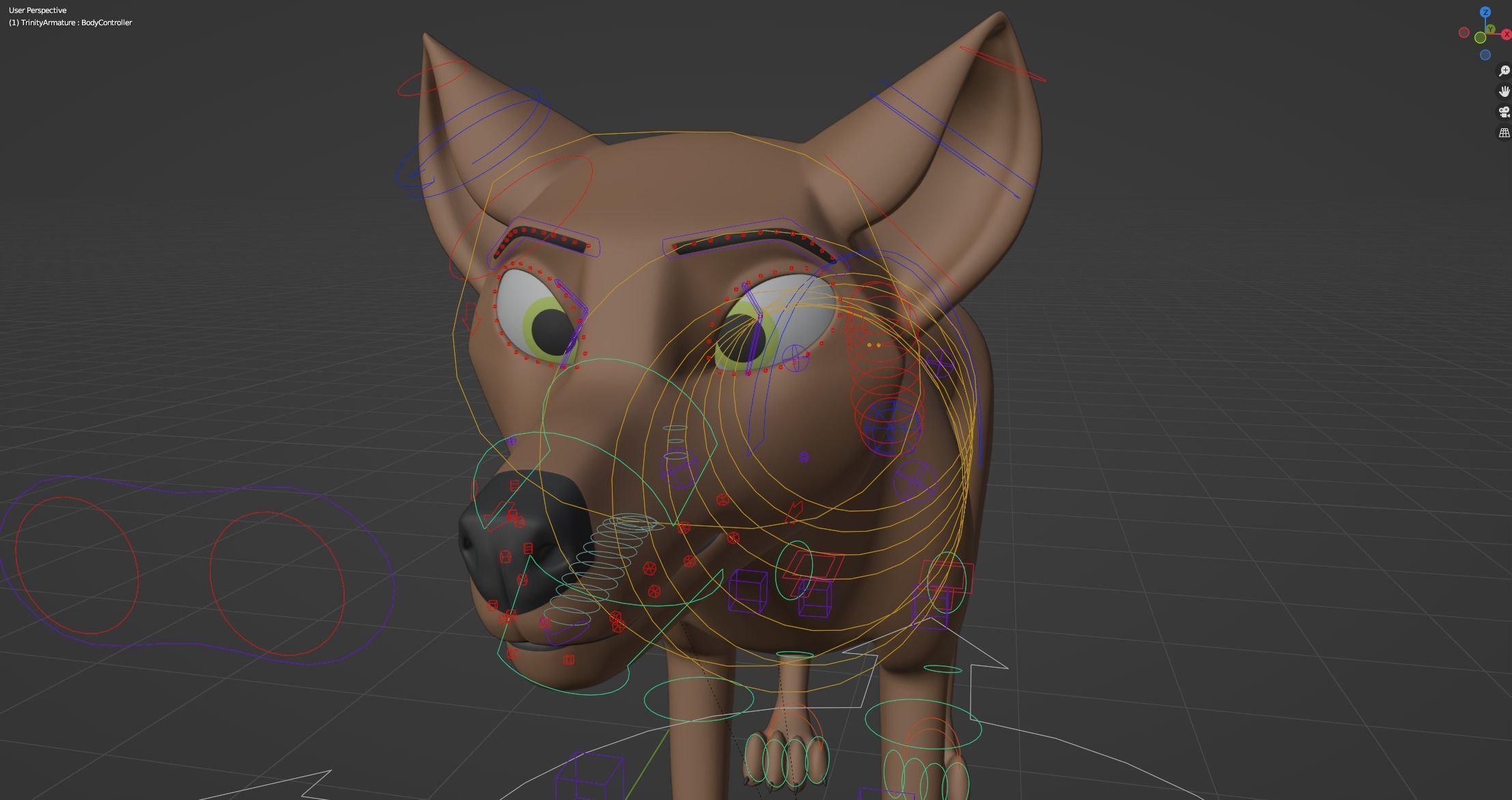 Trinity Wolf 3D model rigged | CGTrader