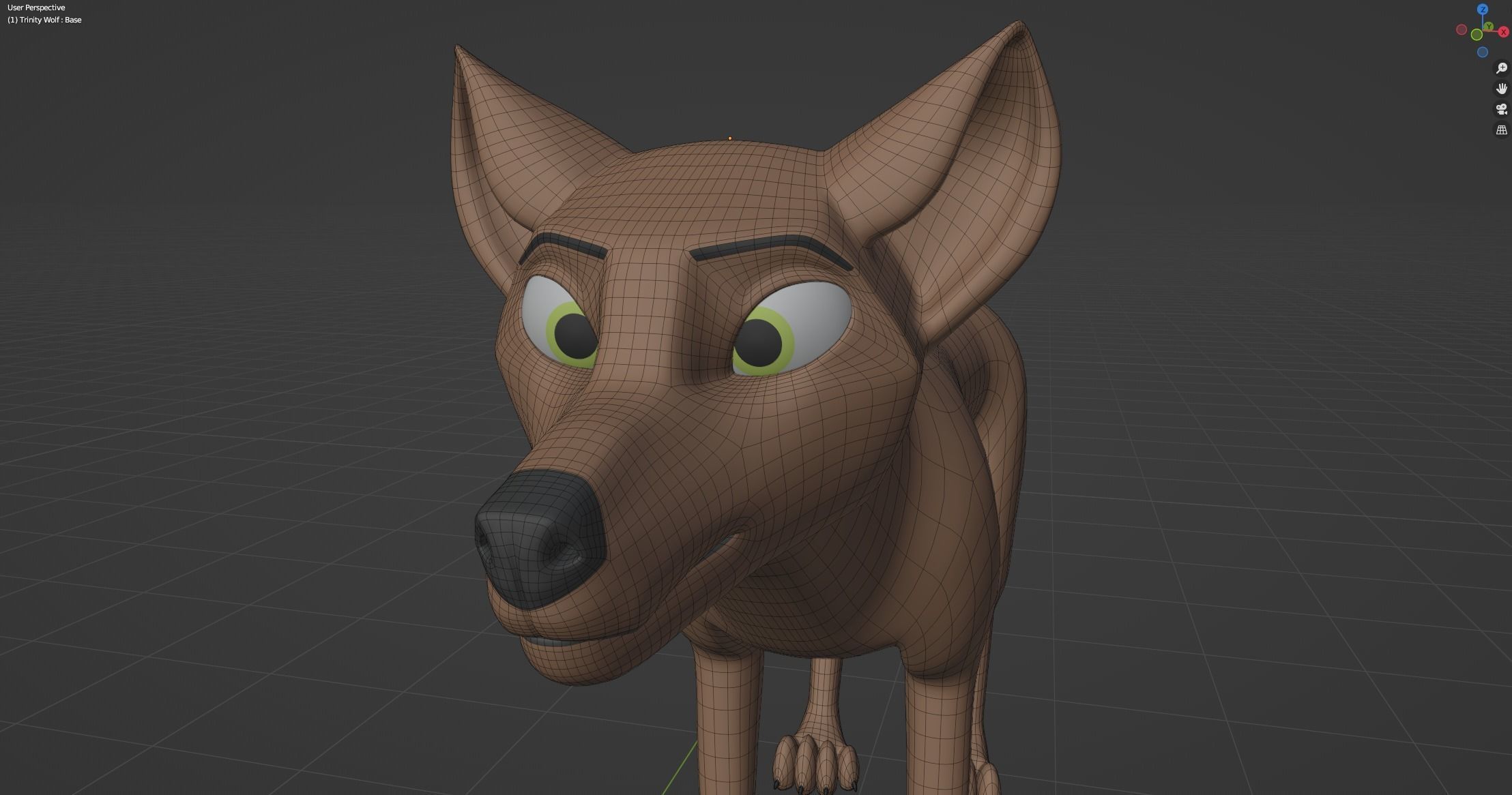 Trinity Wolf 3D model rigged | CGTrader