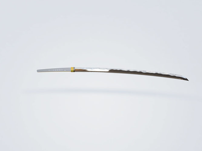 katana samurai sword 3D model | CGTrader
