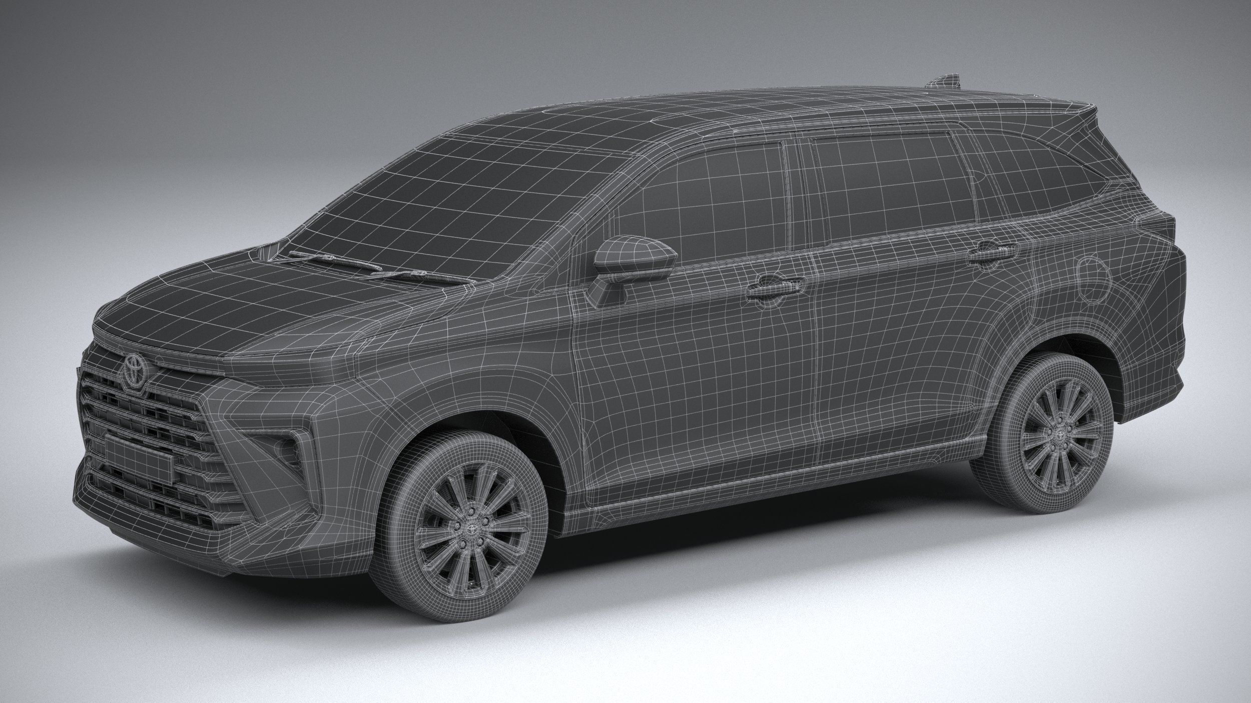 Toyota Avanza 2022 3D model | CGTrader