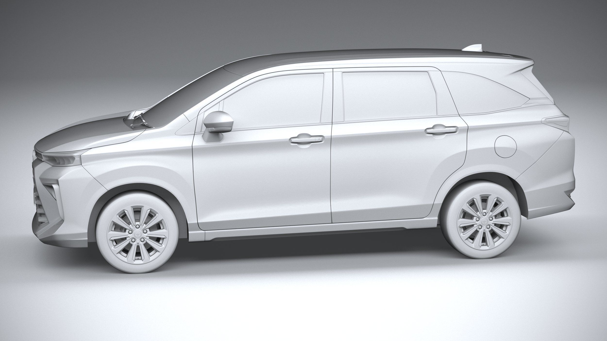 Toyota Avanza 2022 3D model | CGTrader