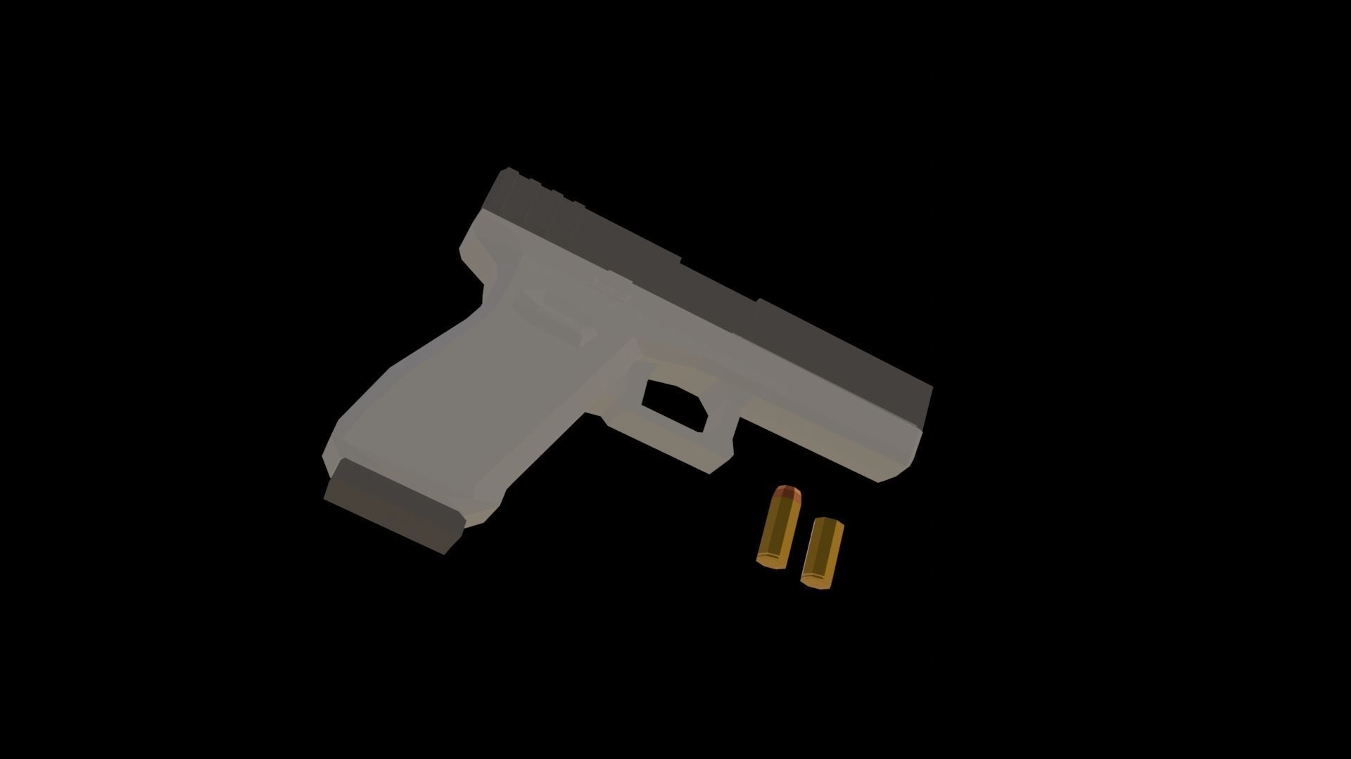 Glock 20 Low Poly free VR / AR / low-poly 3D model rigged | CGTrader
