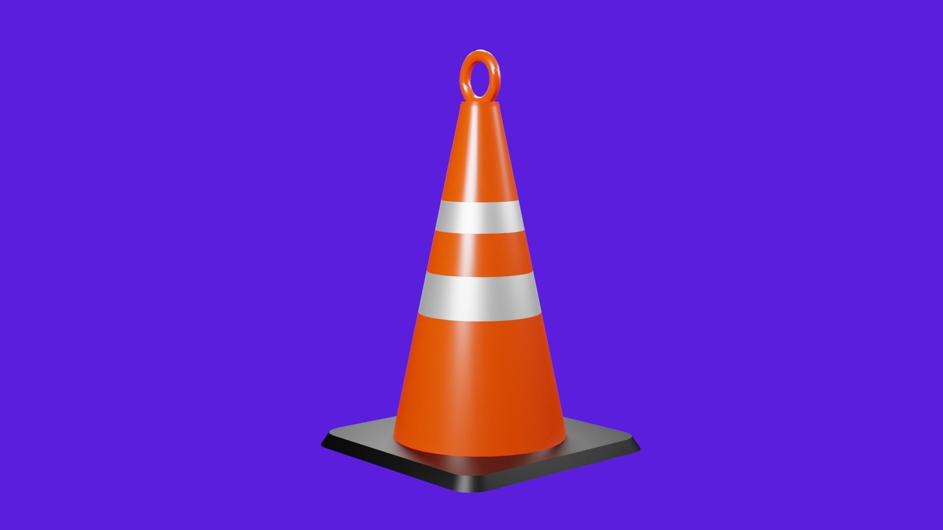 3D model Trafic cone VR / AR / low-poly | CGTrader