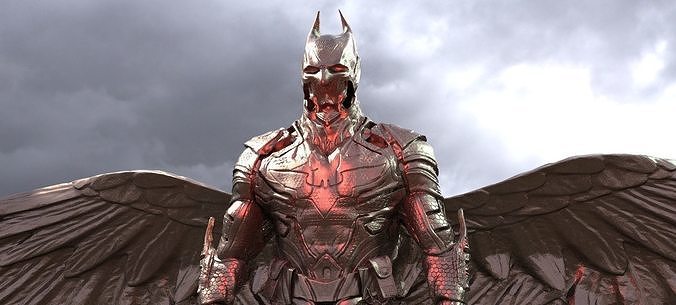 Batman Evil Helmet version 4 3D model | CGTrader